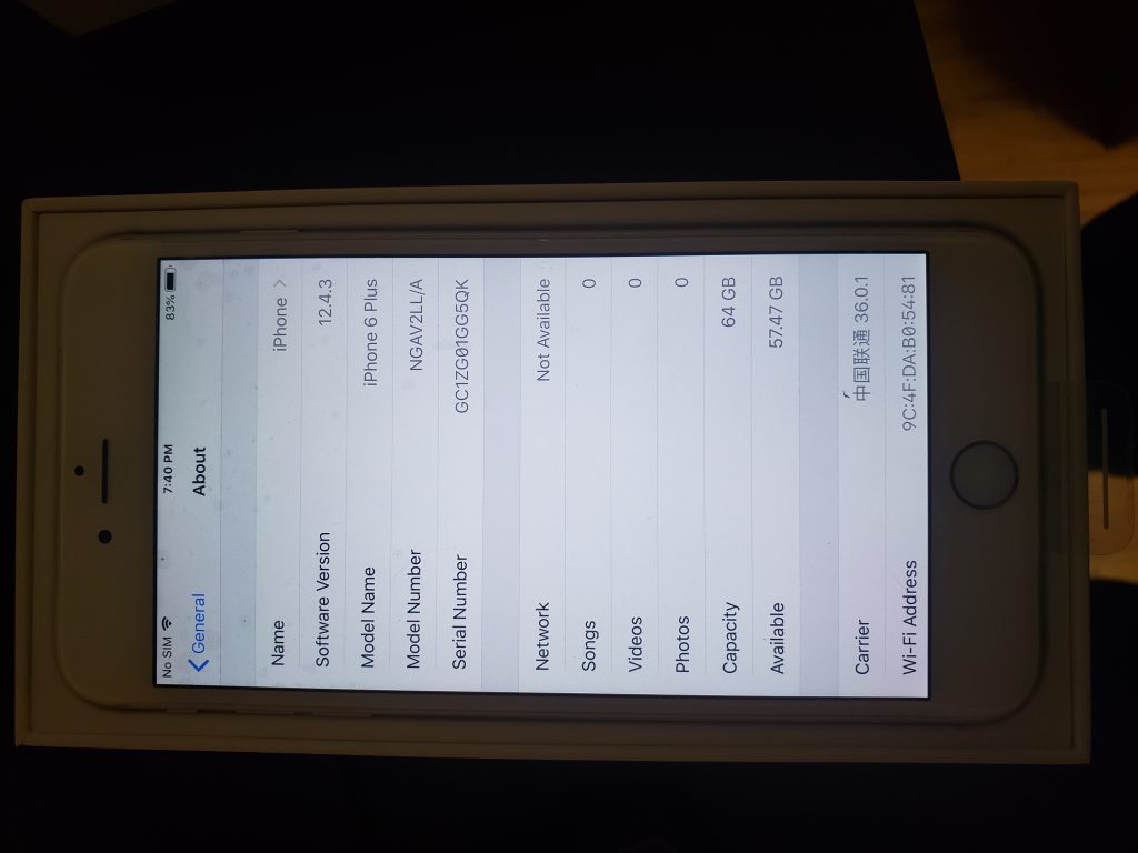 全新国际无锁版苹果 iphone6+plus 64gb $200 苹果店保修一年，位布录仑请电9173782611 • 金牌资讯网